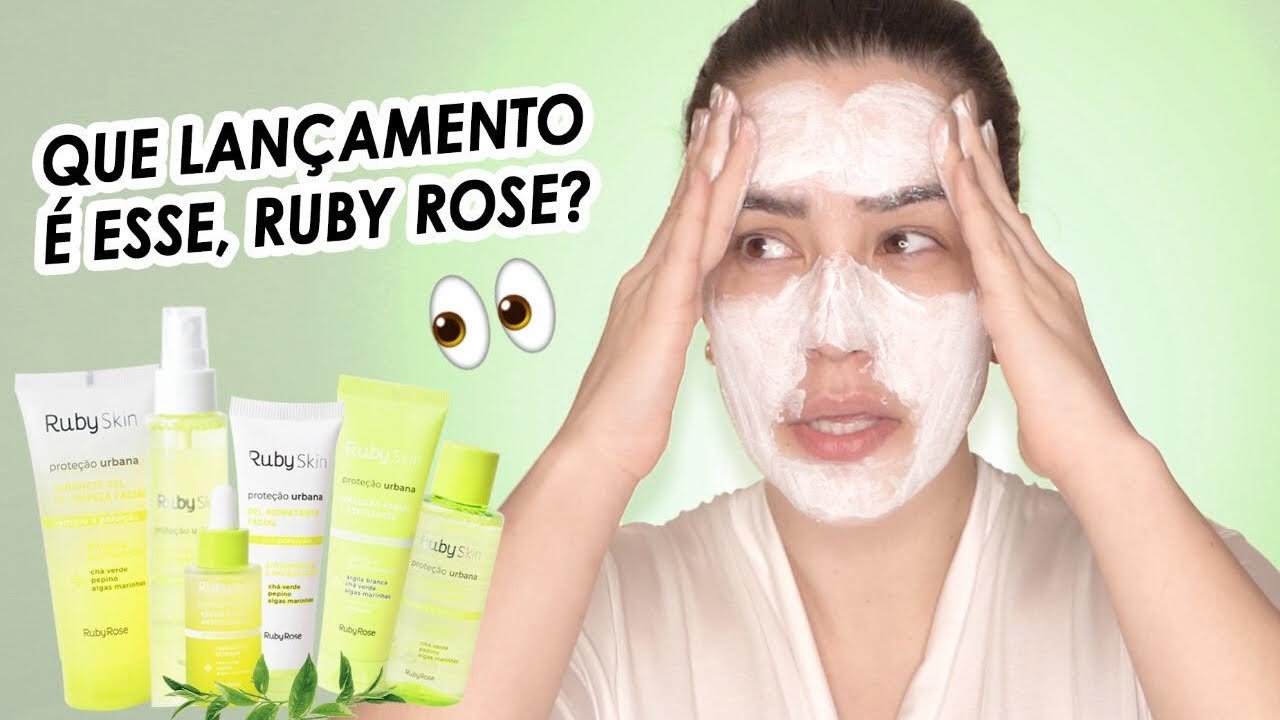 RUBY ROSE QUE LINHA DE SKINCARE É ESSA? TESTEI LANÇAMENTOS DE RUBY SKIN ...