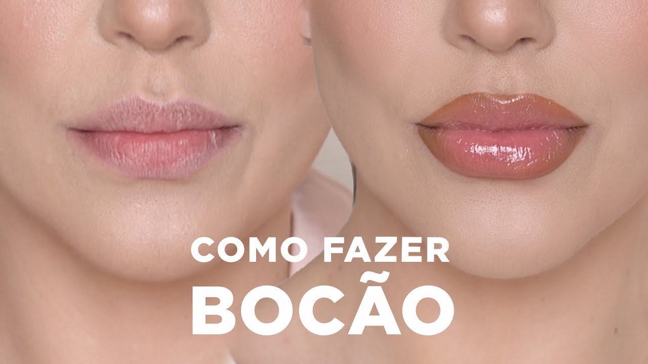 Como AUMENTAR a boca sem lápis! - Maquiagem Passo a Passo